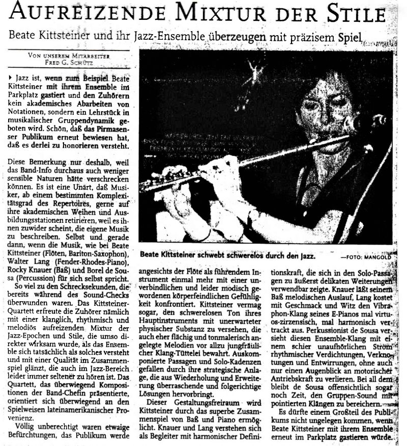 Press & Media – Beate Kittsteiner